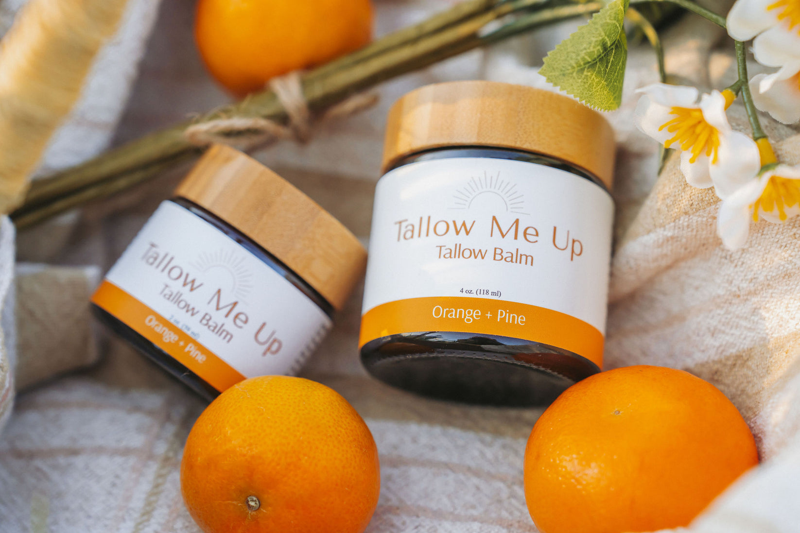 Orange + Pine Tallow Balm – Tallow Me Up